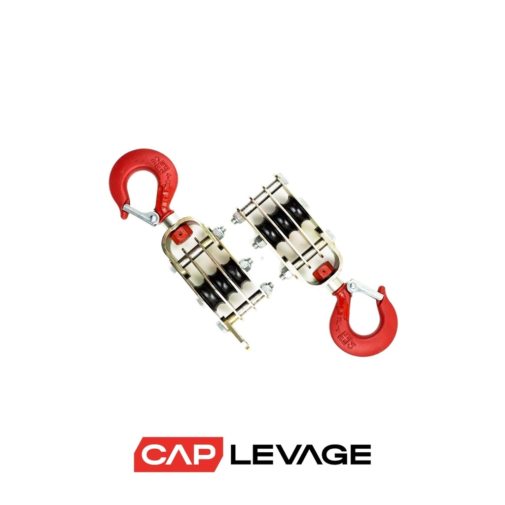MOUFLE A CORDE 250KG | CAP LEVAGE